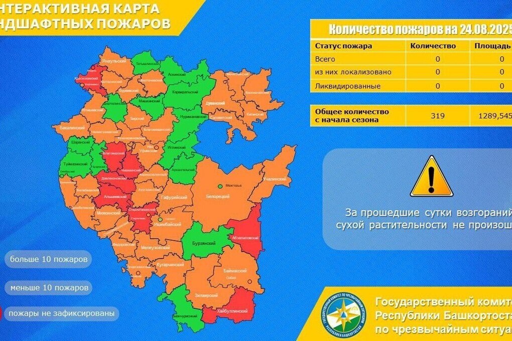 С начала года в Башкирии произошло 13 лесных пожаров - МК Уфа